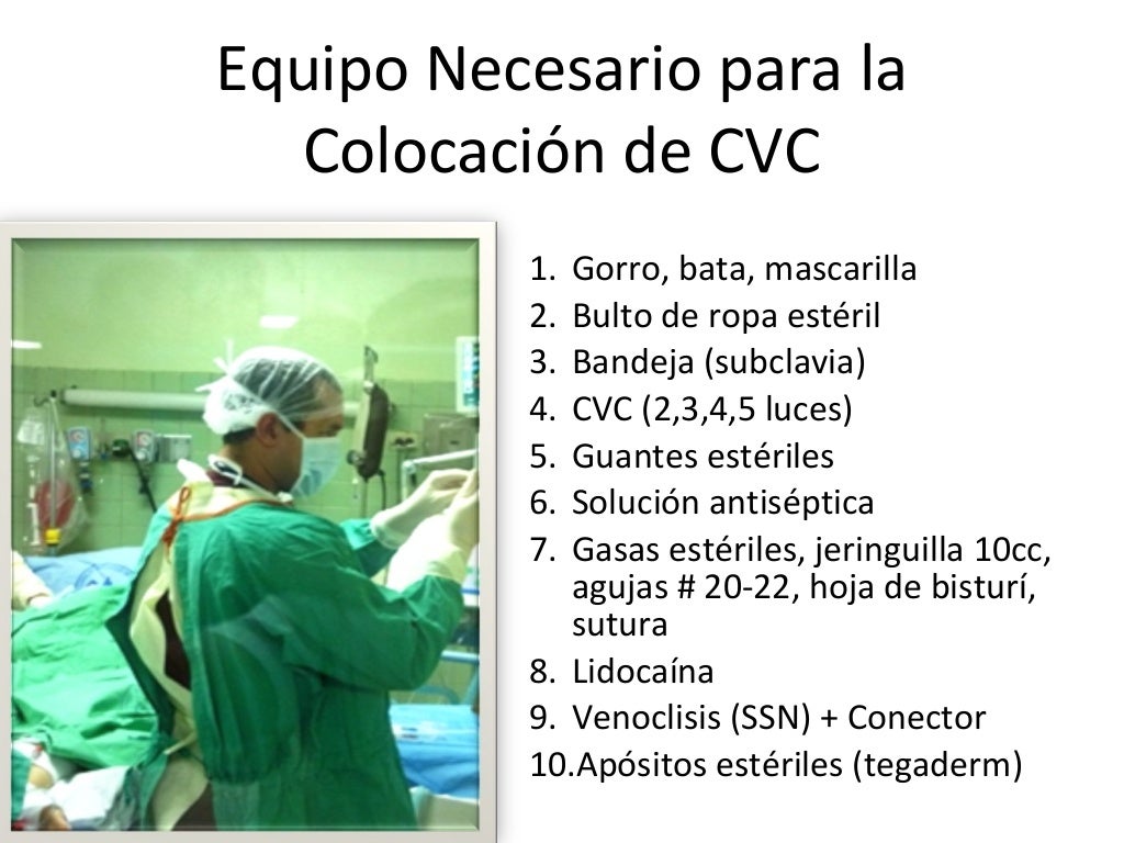 Cuidados del catéter venoso central