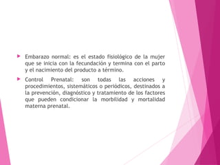Cuidados en el embarazo | PPT