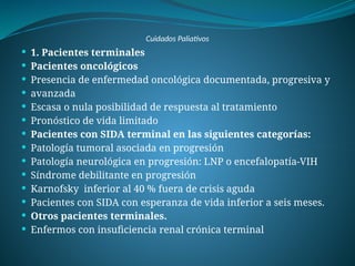 Cuidados_Paliativos EN ENFERMERÍA CON PACIENTES TERMINALES | PPTX