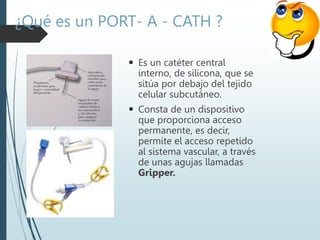 Cuidados Paliativos ACCESOS VENOSOS - Port a Cat.ppt