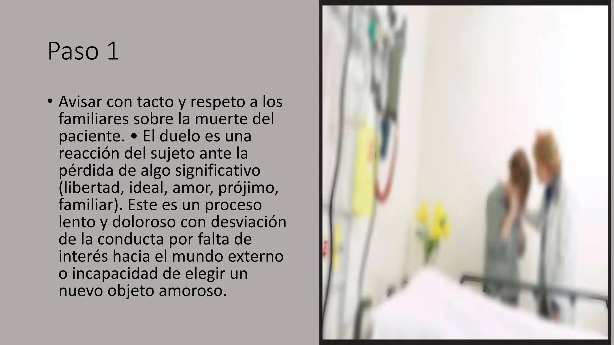 cuidados posmortem de enfermeria a paciente hospitalizado | PPTX