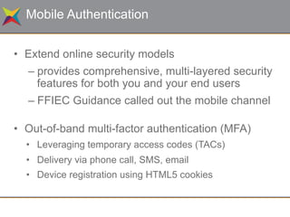 Securing 3-Mode Mobile Banking | PPT