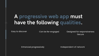 progressive web applications | PPT