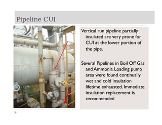Corrosion Under Insulation Inspection In Ammonia Urea Plant | PDF
