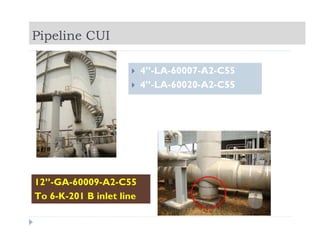 Corrosion Under Insulation Inspection In Ammonia Urea Plant | PDF