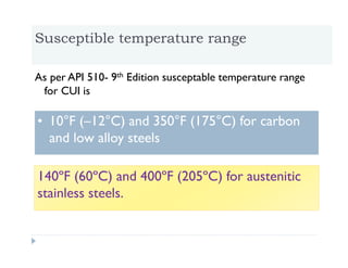 Corrosion Under Insulation Inspection In Ammonia Urea Plant | PDF