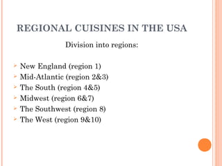 Cuisine of the usa | PPT