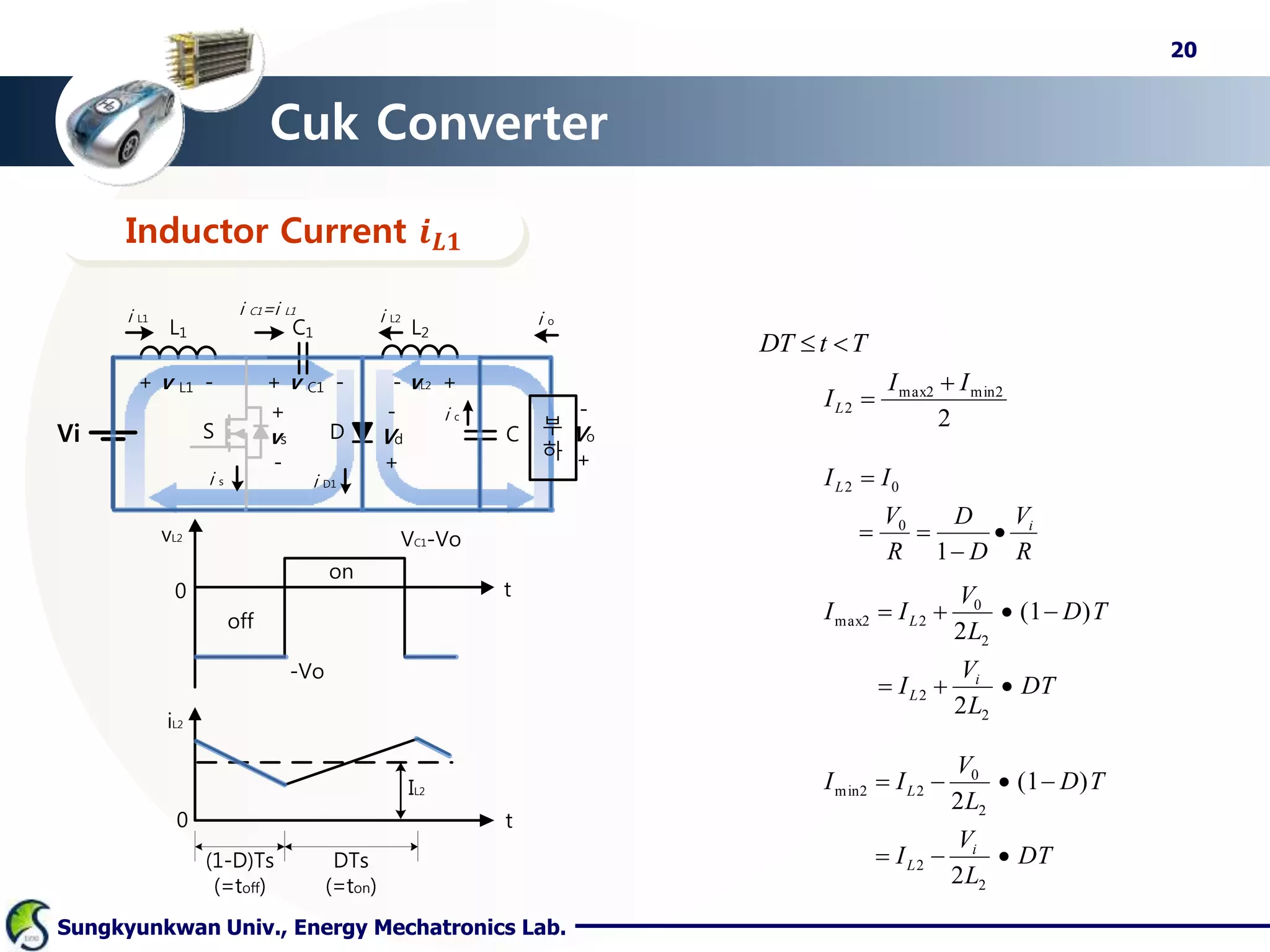 Cuk dc dc+converter | PPTX