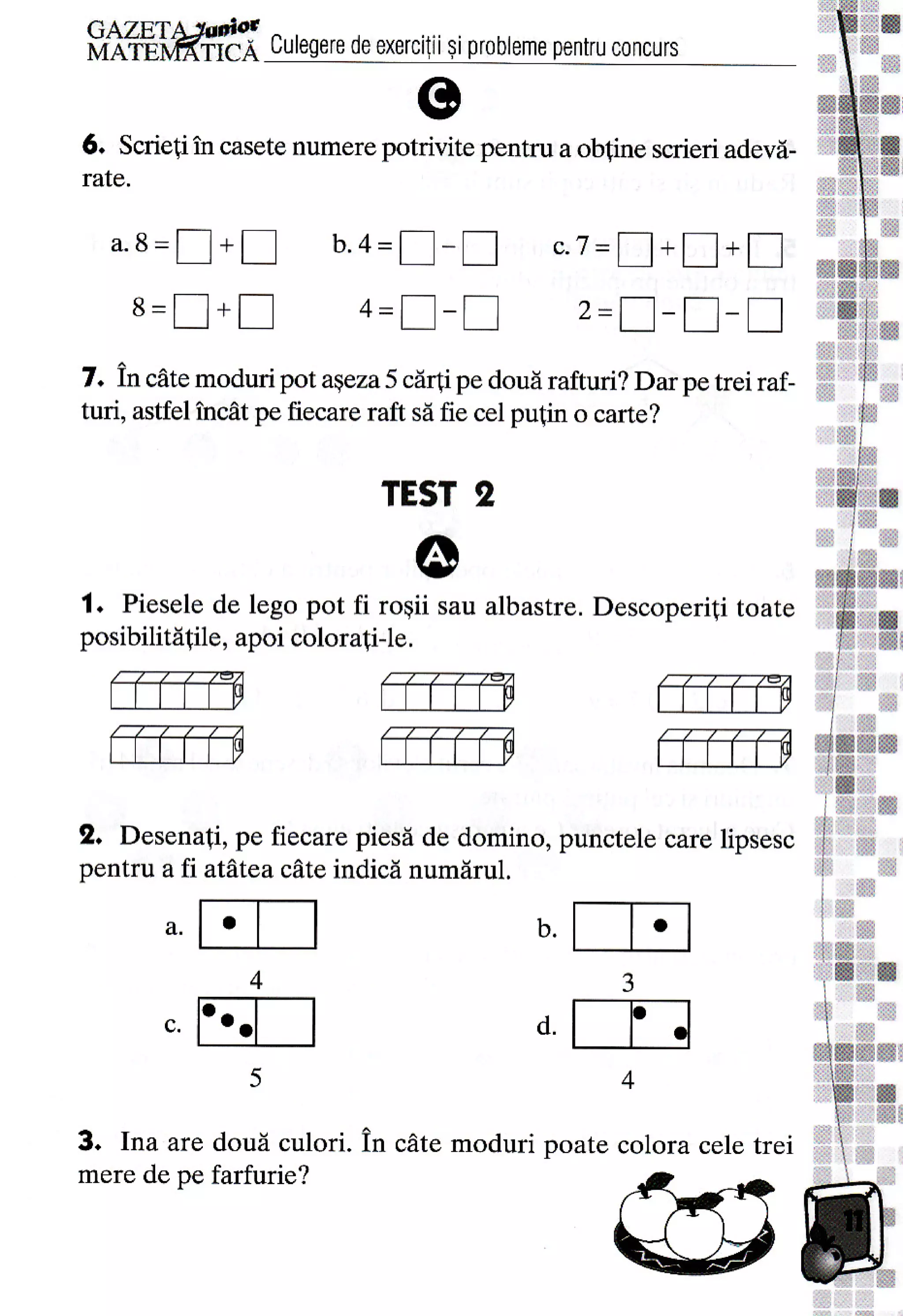 Culegere-gazeta-matematica-junior-clasele-pregatitoare-1-2-ed-dph | PDF