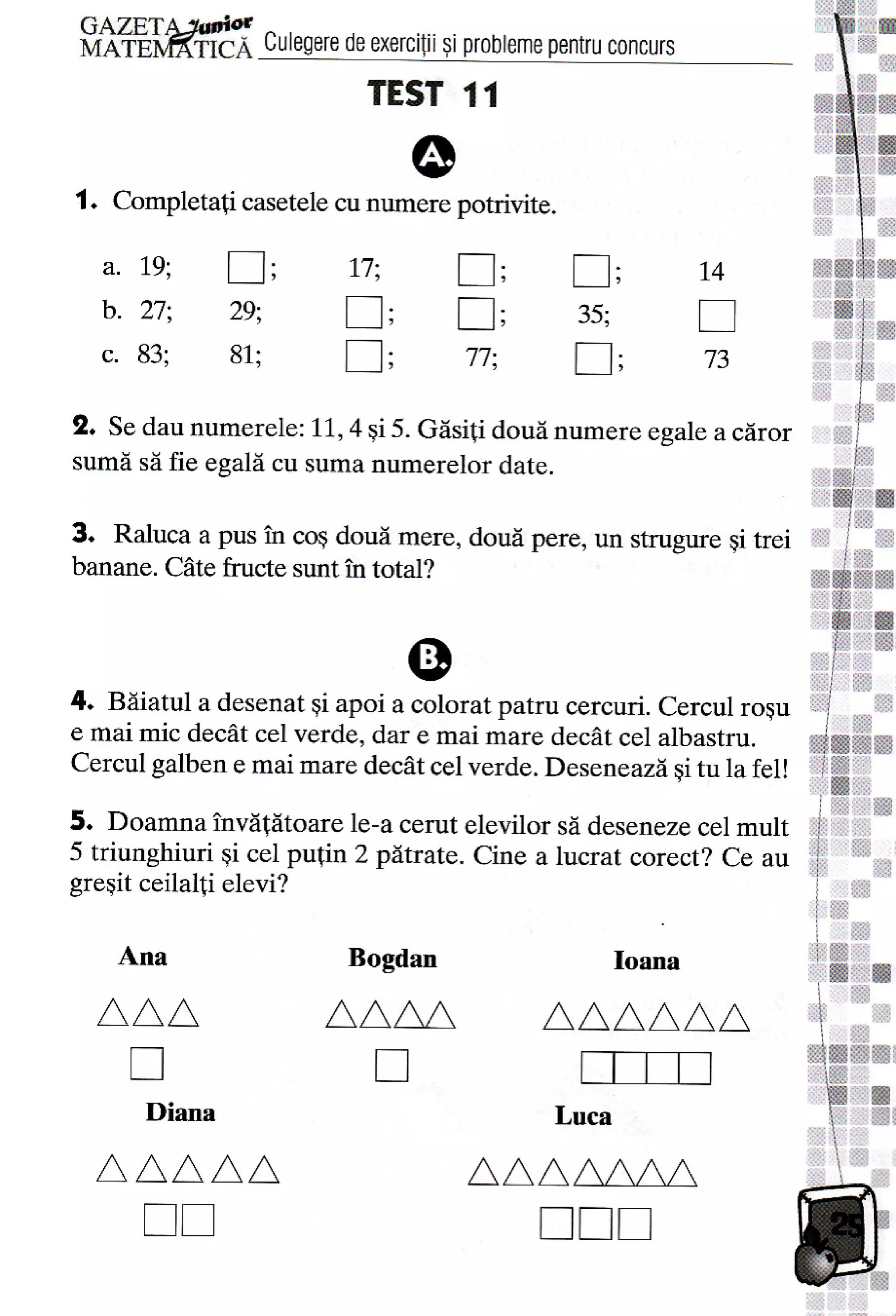 Culegere-gazeta-matematica-junior-clasele-pregatitoare-1-2-ed-dph | PDF