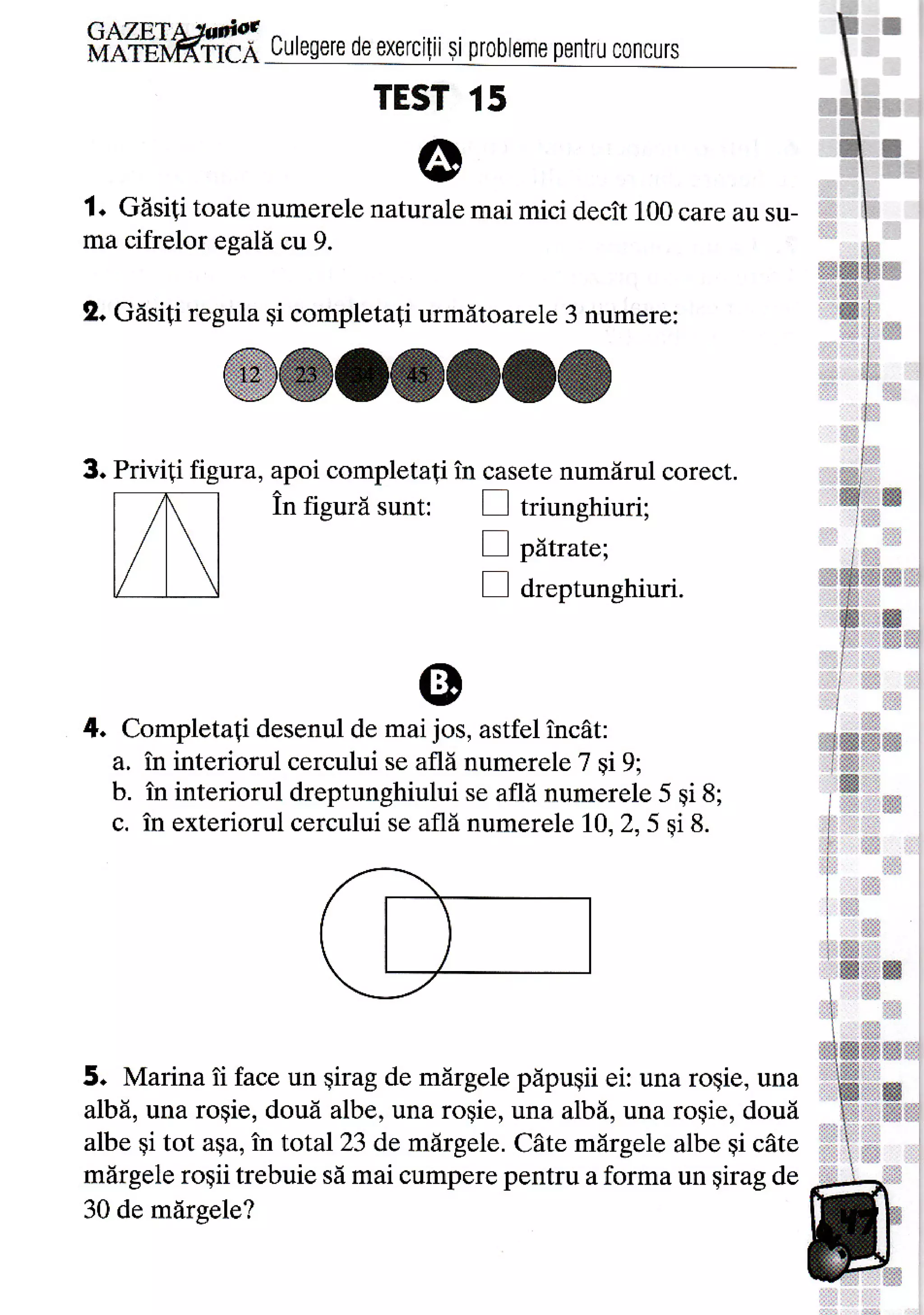 Culegere-gazeta-matematica-junior-clasele-pregatitoare-1-2-ed-dph | PDF