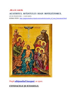 Culegere de acatiste şi rugăciuni pentru ziua de marţi | PDF