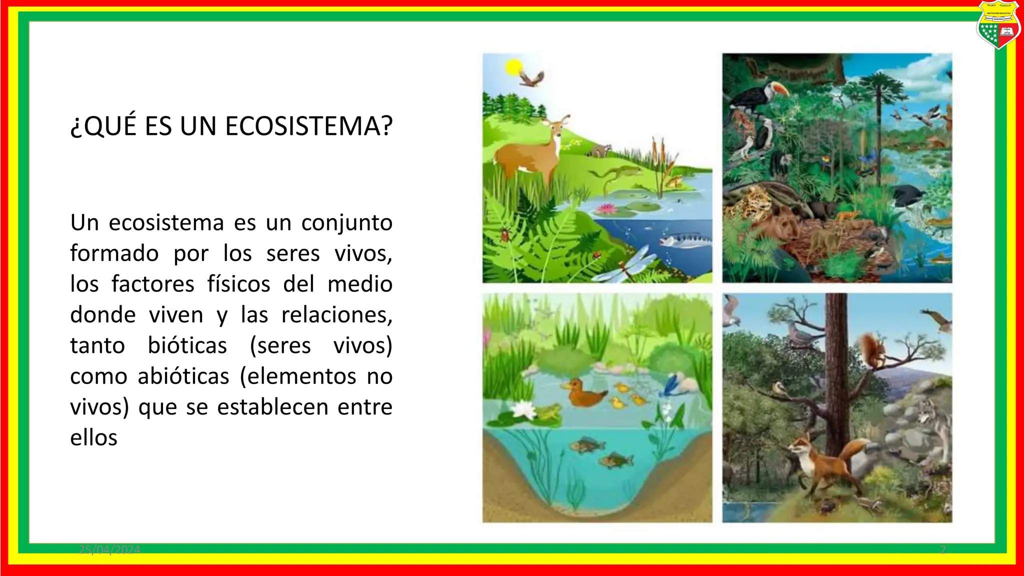 ¿CUÁL ES EL ECOSISTEMA EN MI REGIÓN.ppt? | PPT