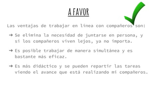 ¿Cuáles son las ventajas y desventajas de trabajar en red | PPTX