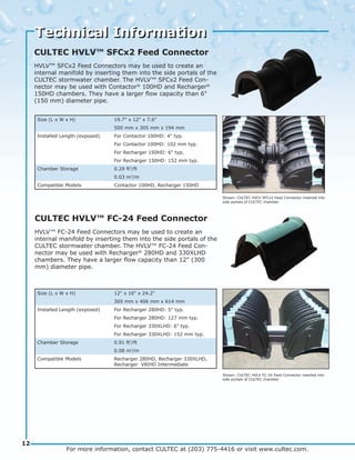 Cultec Stormwater Product Booklet | PDF