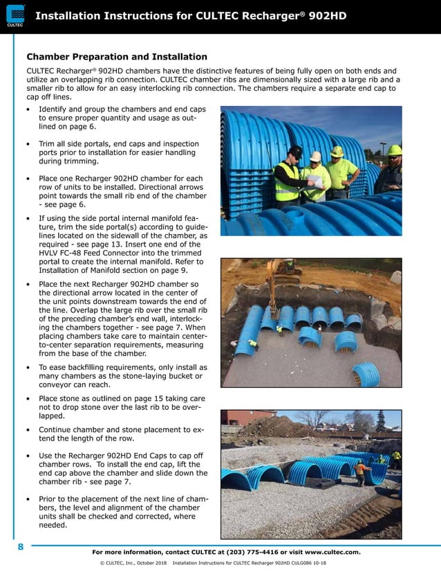 CULTEC recharger-902hd-installation-instructions-stormwater Culg086 | PDF