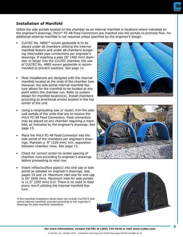 CULTEC recharger-902hd-installation-instructions-stormwater Culg086 | PDF