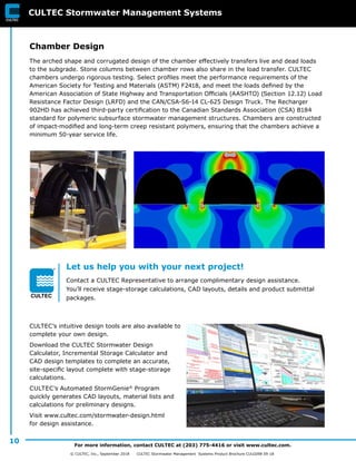 CULTEC stormwater-management-systems-product-brochure - Culg098 | PDF