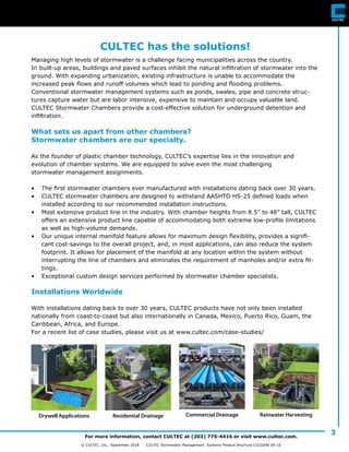CULTEC stormwater-management-systems-product-brochure - Culg098 | PDF