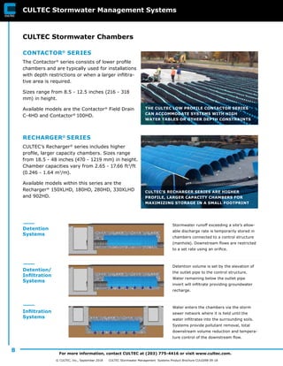 CULTEC stormwater-management-systems-product-brochure - Culg098 | PDF