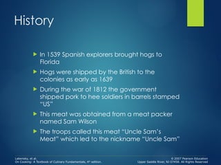 Pork Powerpoint On Cooking Labensky Textbook | PPTX