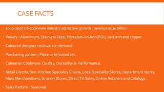 "Culinarian Cookware" case study analysis | PPTX