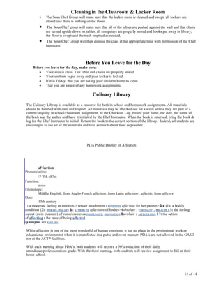 Culinary arts 1 | PDF