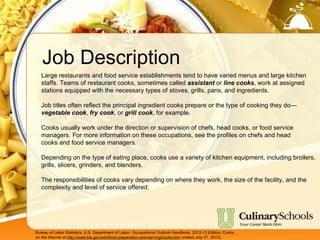 Career Outlooks for Cooks | PPT