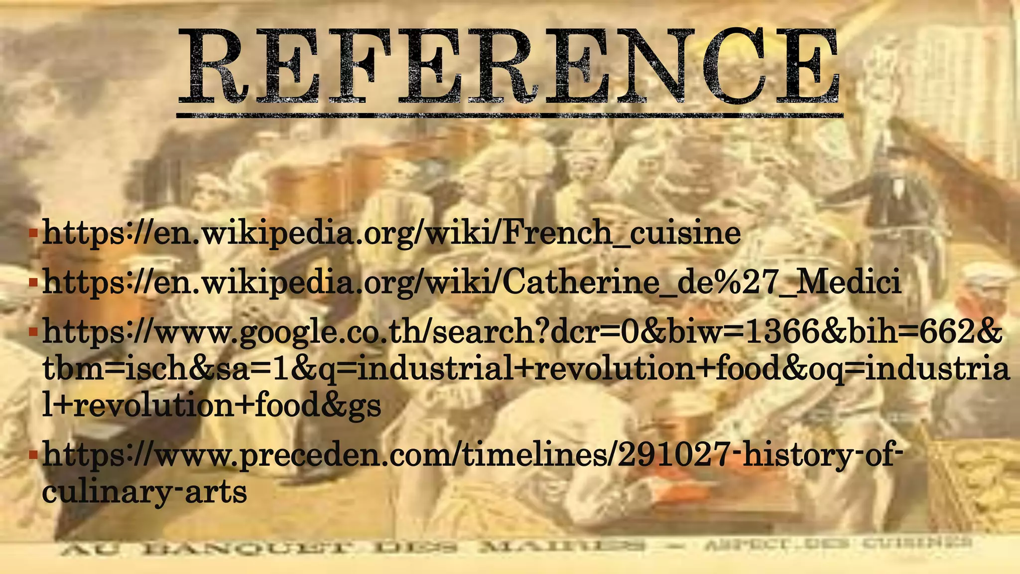 Culinary history | PPTX