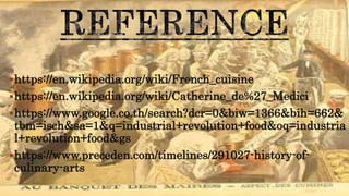 Culinary history | PPTX