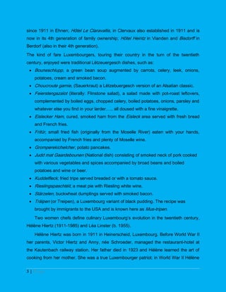Culinary luxembourg intro | PDF