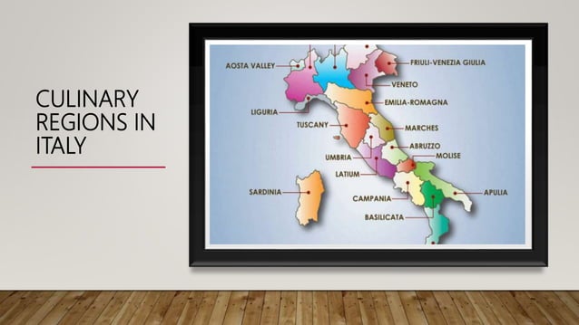 Culinary regions of italy | PPTX | Cooking | Food & Drink