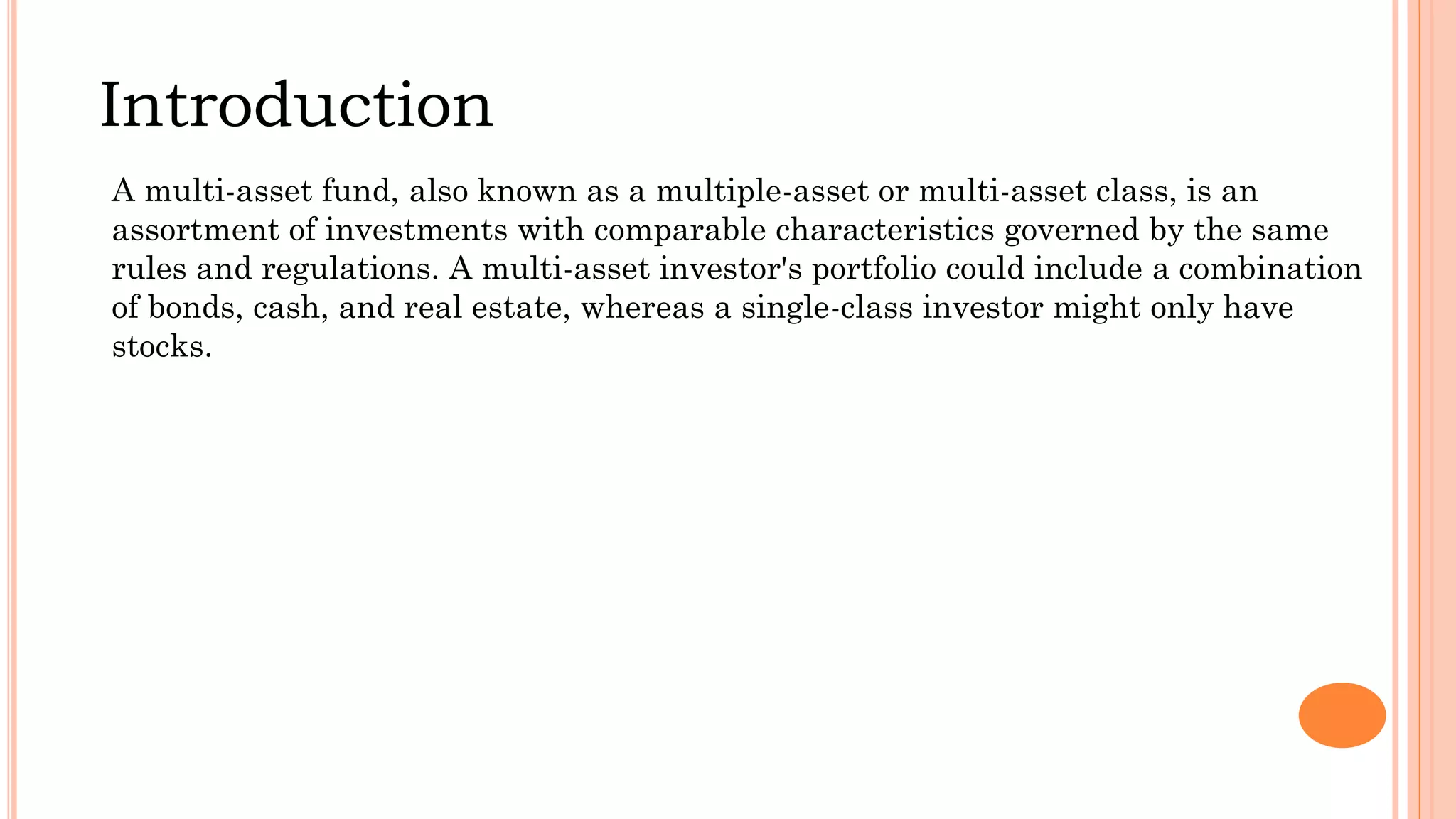 Types of Multi-Asset Funds | PPTX