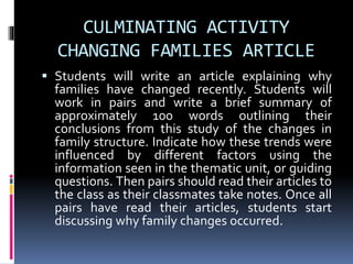 Culminating activity | PPTX