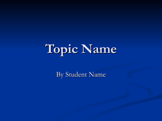 Culminating Power Point Example | PPT