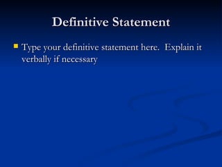 Culminating Power Point Example | PPT