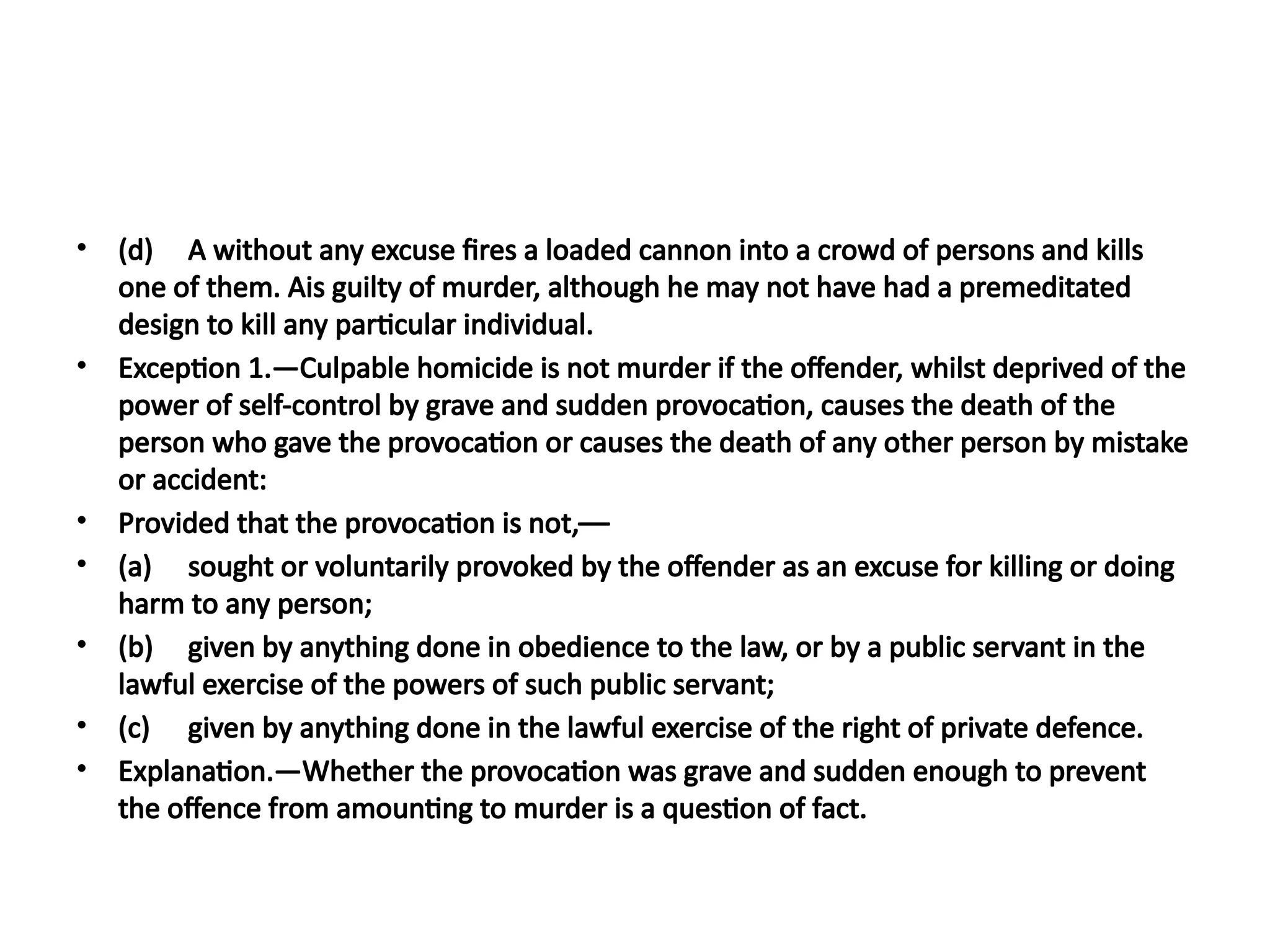 culpable homicide, section and explanation of the concept | PPTX