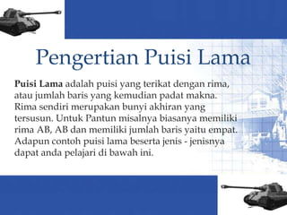 Puisi Lama | PPTX