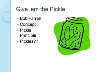 Culs 2009 Presentation Give Em The Pickle | PPTX | Business | Business ...