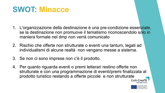 CultCreaTe - Turismo letterario | Claudia Baldin | PPT