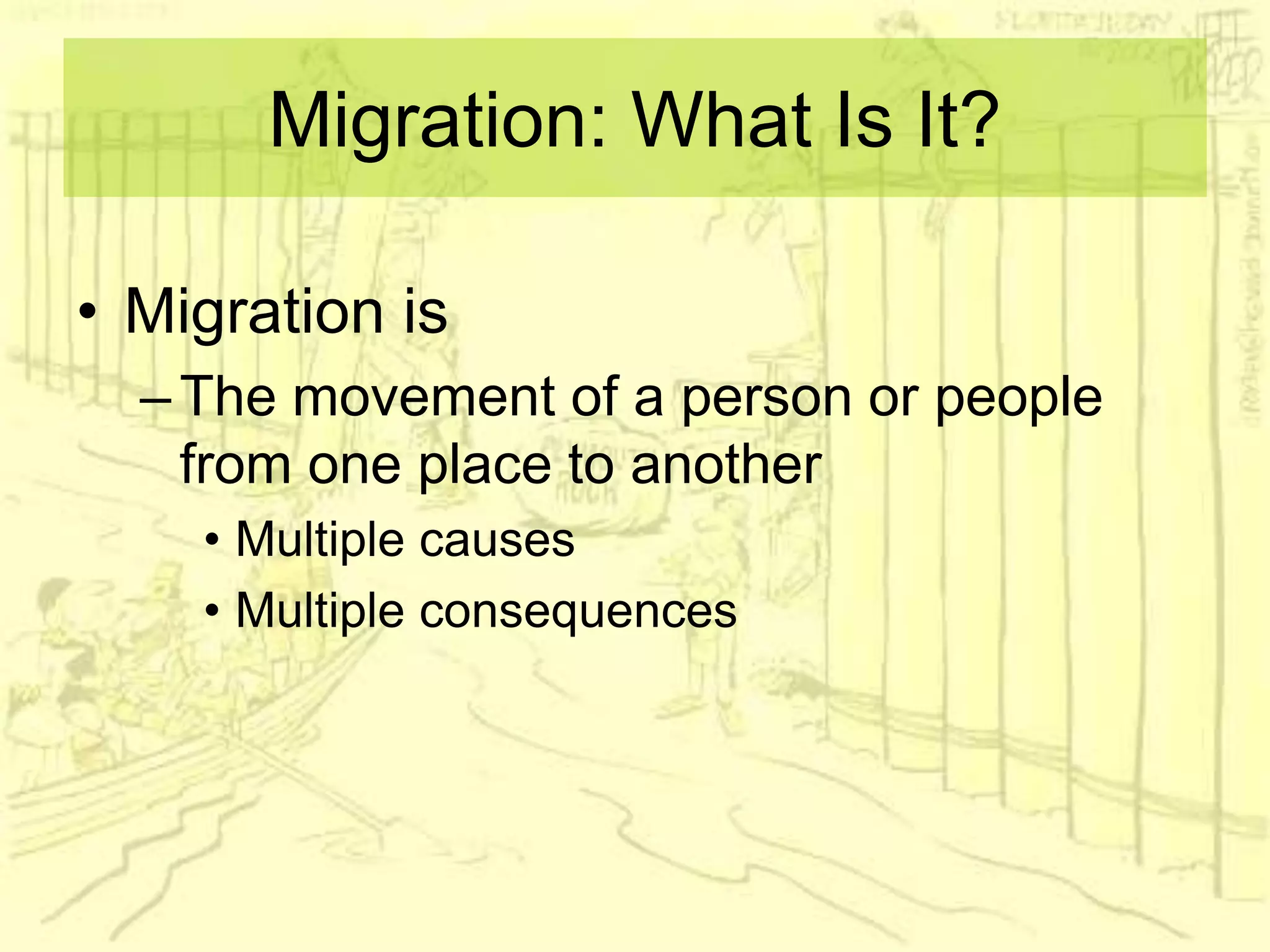 Cult anth lecture migration | PPT