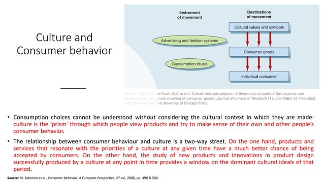 Cultural Aspects of the Contemporary Consumer Behavior | PPT