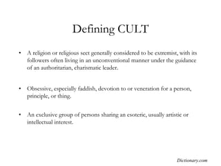 Cult branding based on marketing and cult brand | PPT