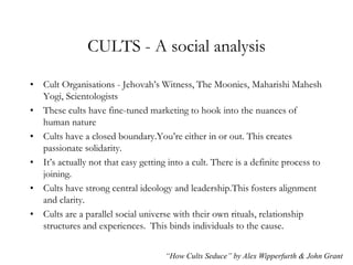 Cult branding based on marketing and cult brand | PPT
