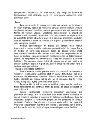 Cultivarea cepei | PDF