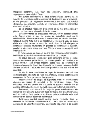 Cultivarea cepei | PDF
