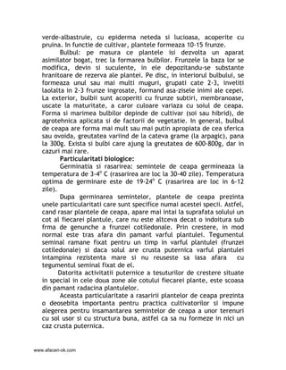 Cultivarea cepei | PDF