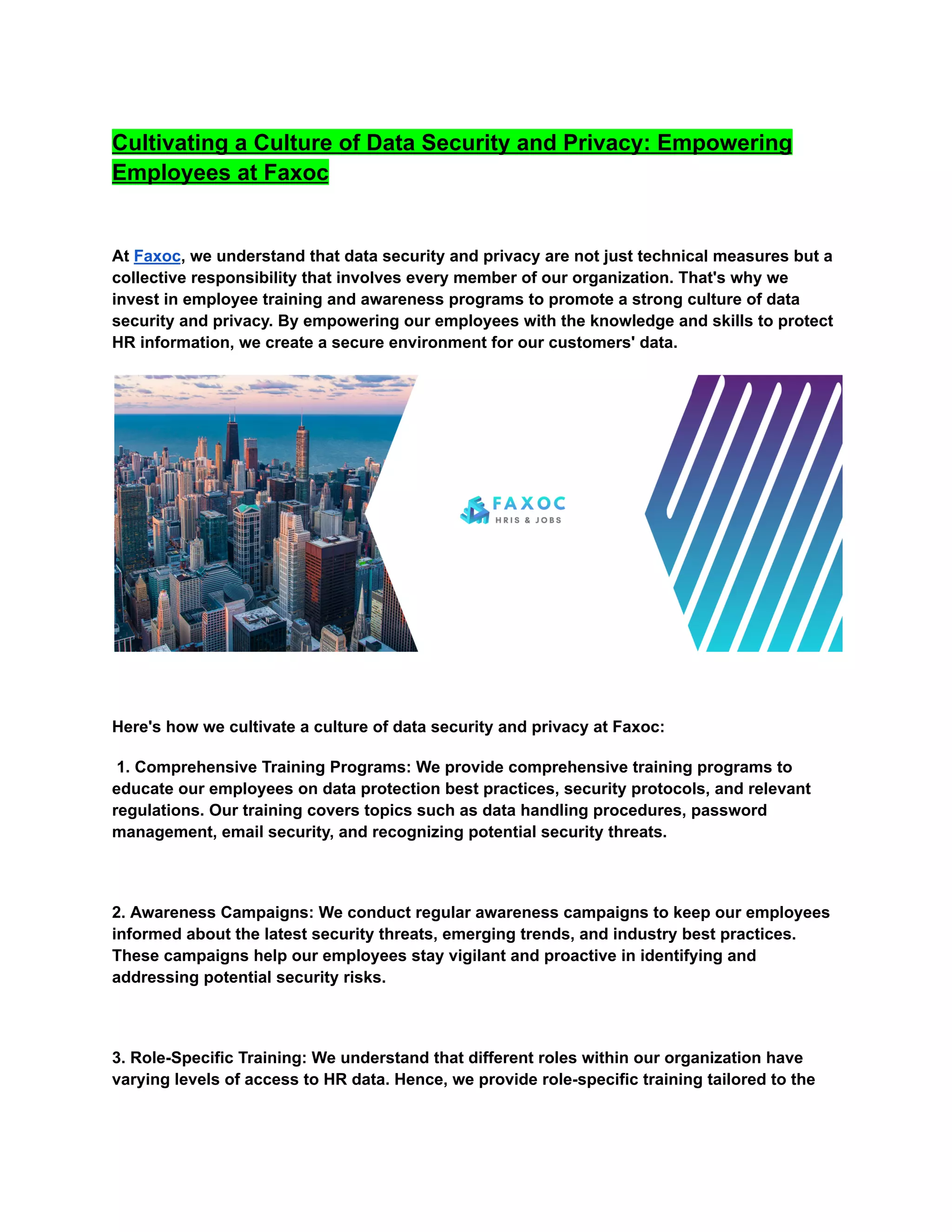 Cultivating a Culture of Data Security and Privacy_ Empowering ...