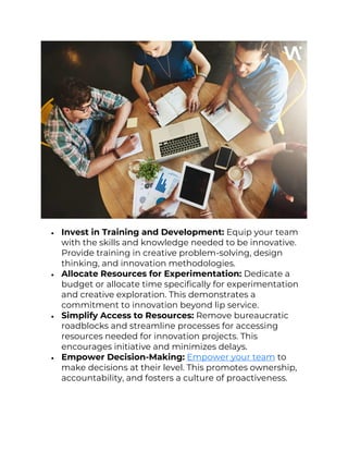 Cultivating a Culture of Innovation as a Leader- Spark the Flame Within ...