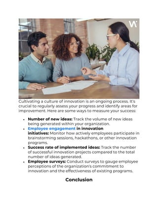 Cultivating a Culture of Innovation as a Leader- Spark the Flame Within ...